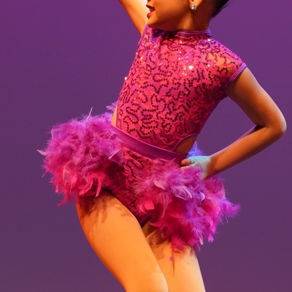 Costumes | Sparkling Pink Sequin Dance Costume For Kids | Poshmark